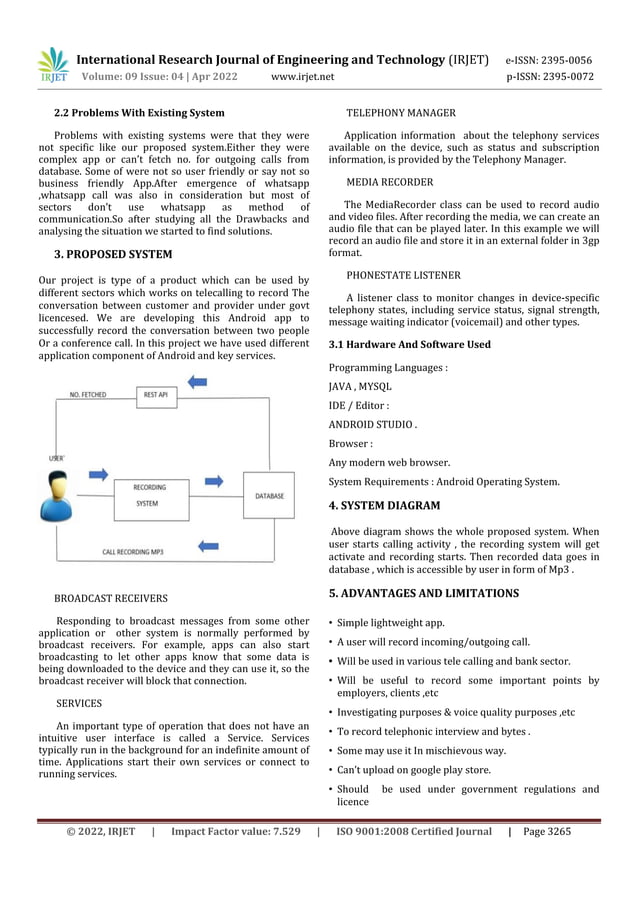 Automatic Android Telecaller App Using REST API | PDF
