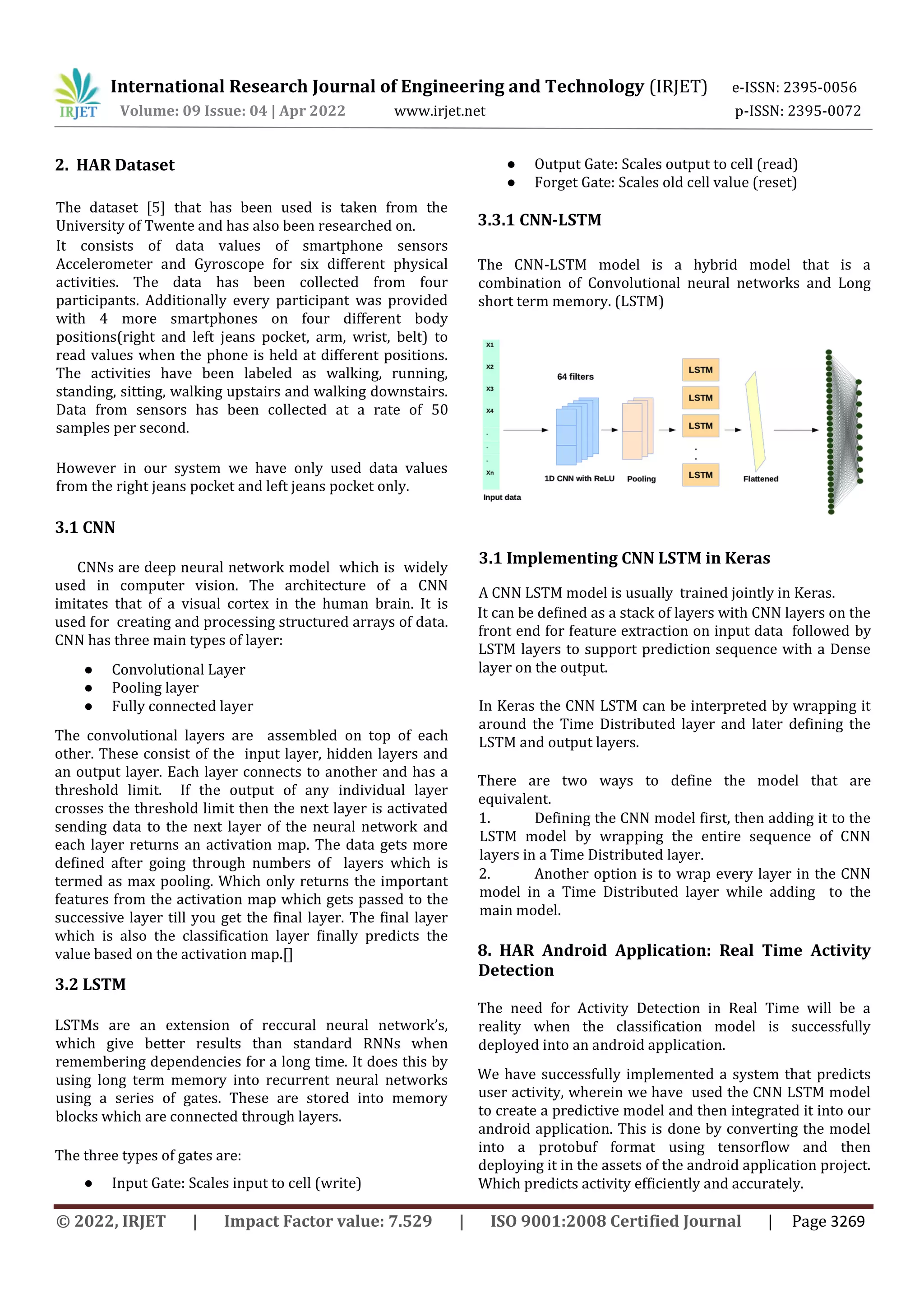 Human Activity Recognition Using Smartphone | PDF