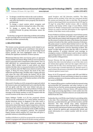 IoT BASED SMART HELMET | PDF