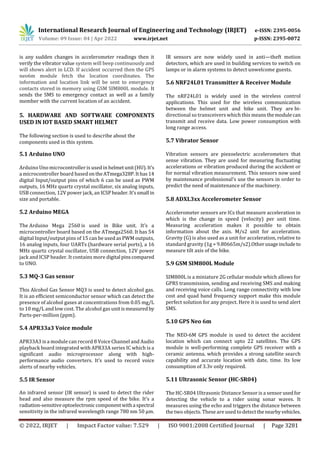 IoT BASED SMART HELMET | PDF