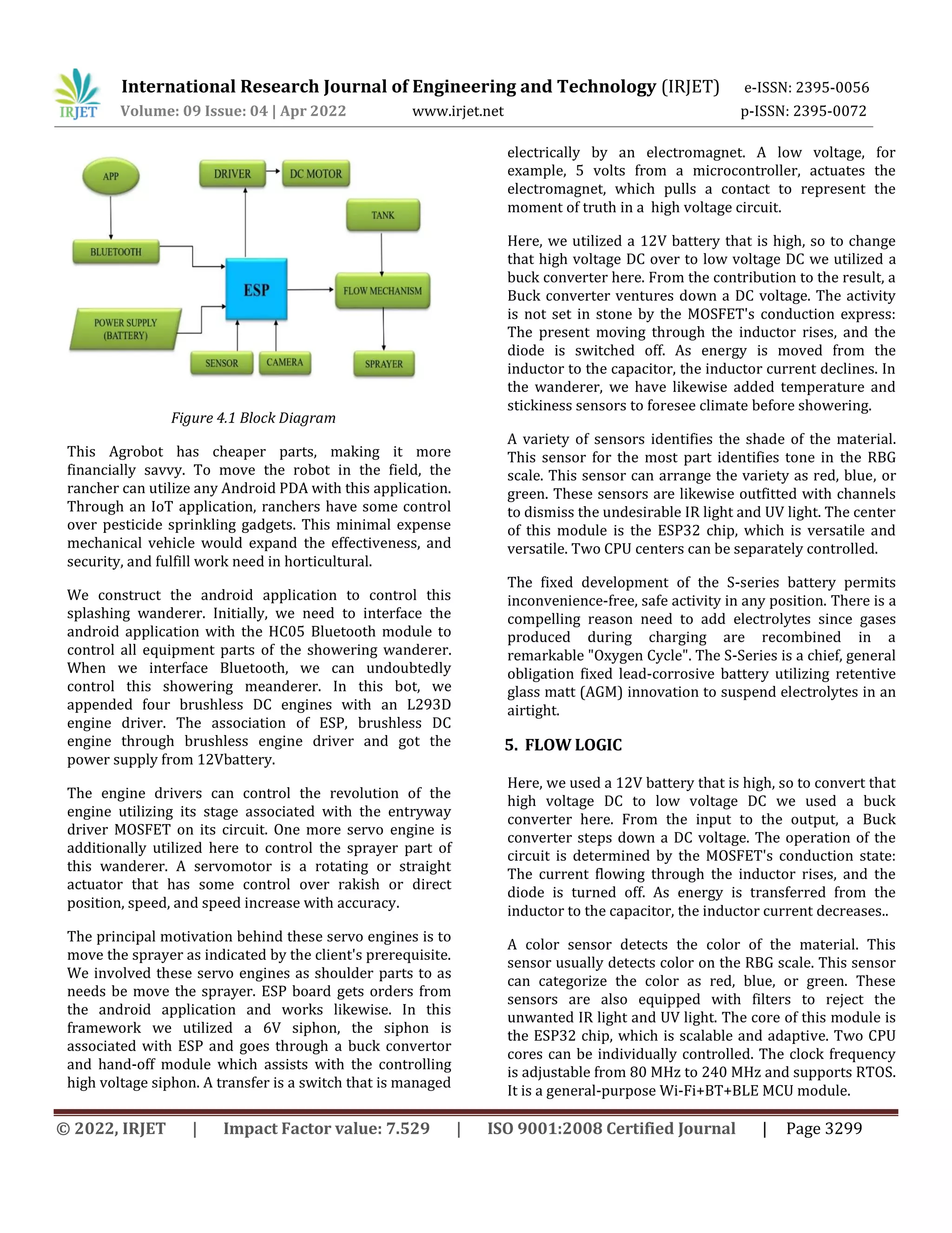 IoT BASED AUTOMATED PESTICIDE SPRAYER FOR DWARF PLANTS | PDF