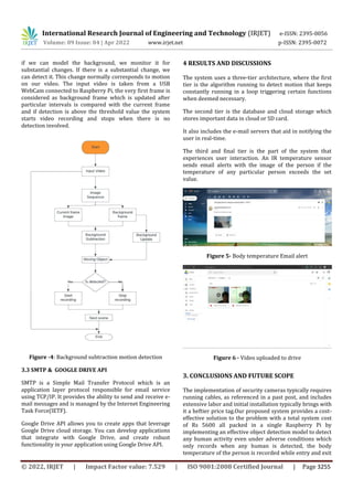 IoT Based Smart Surveillance and Automation | PDF