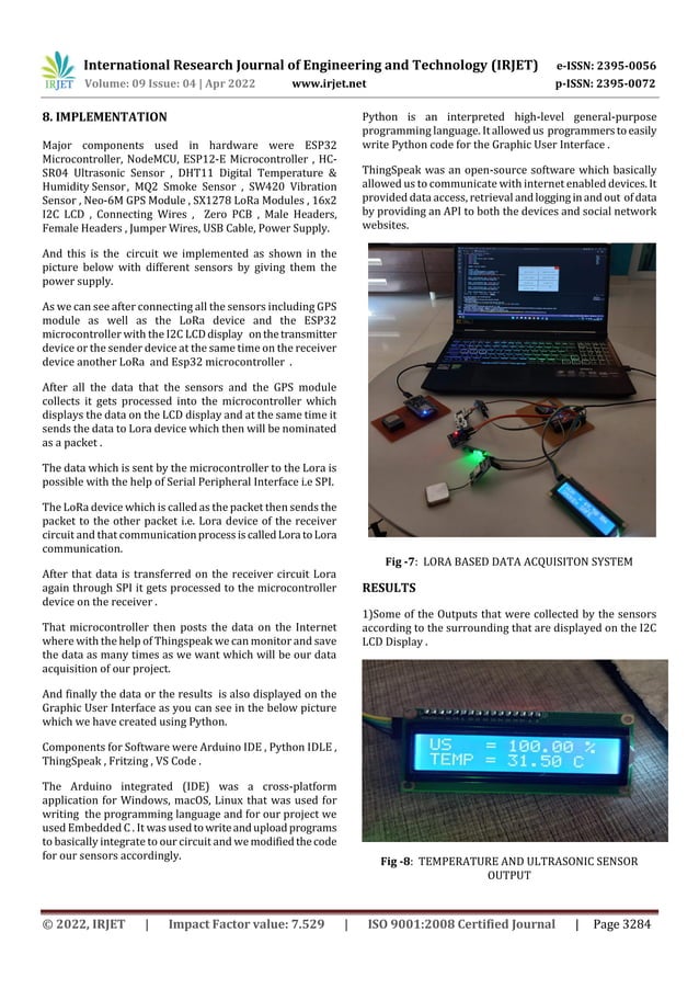 LORA BASED DATA ACQUISITION SYSTEM | PDF