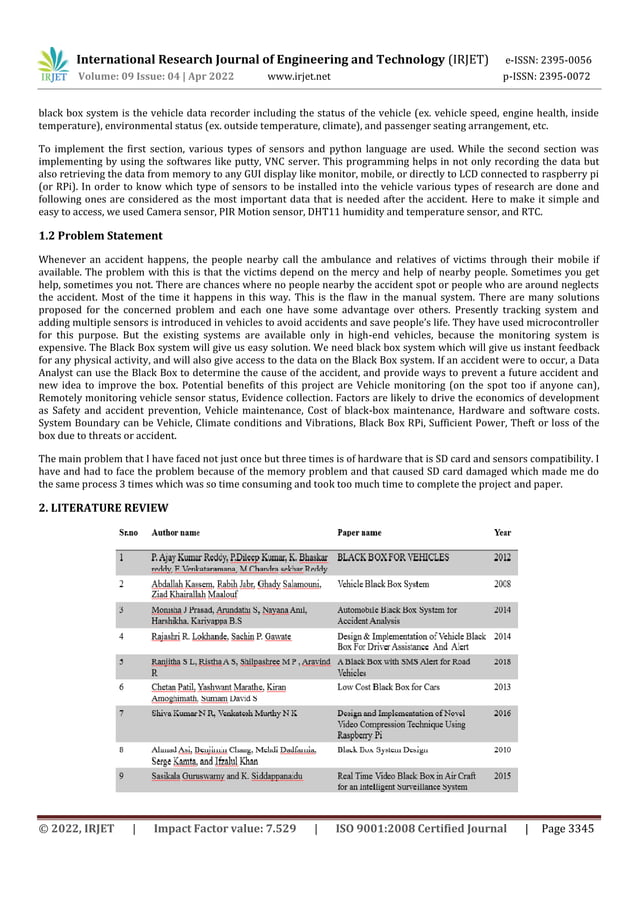 CAR BLACK BOX SYSTEM | PDF