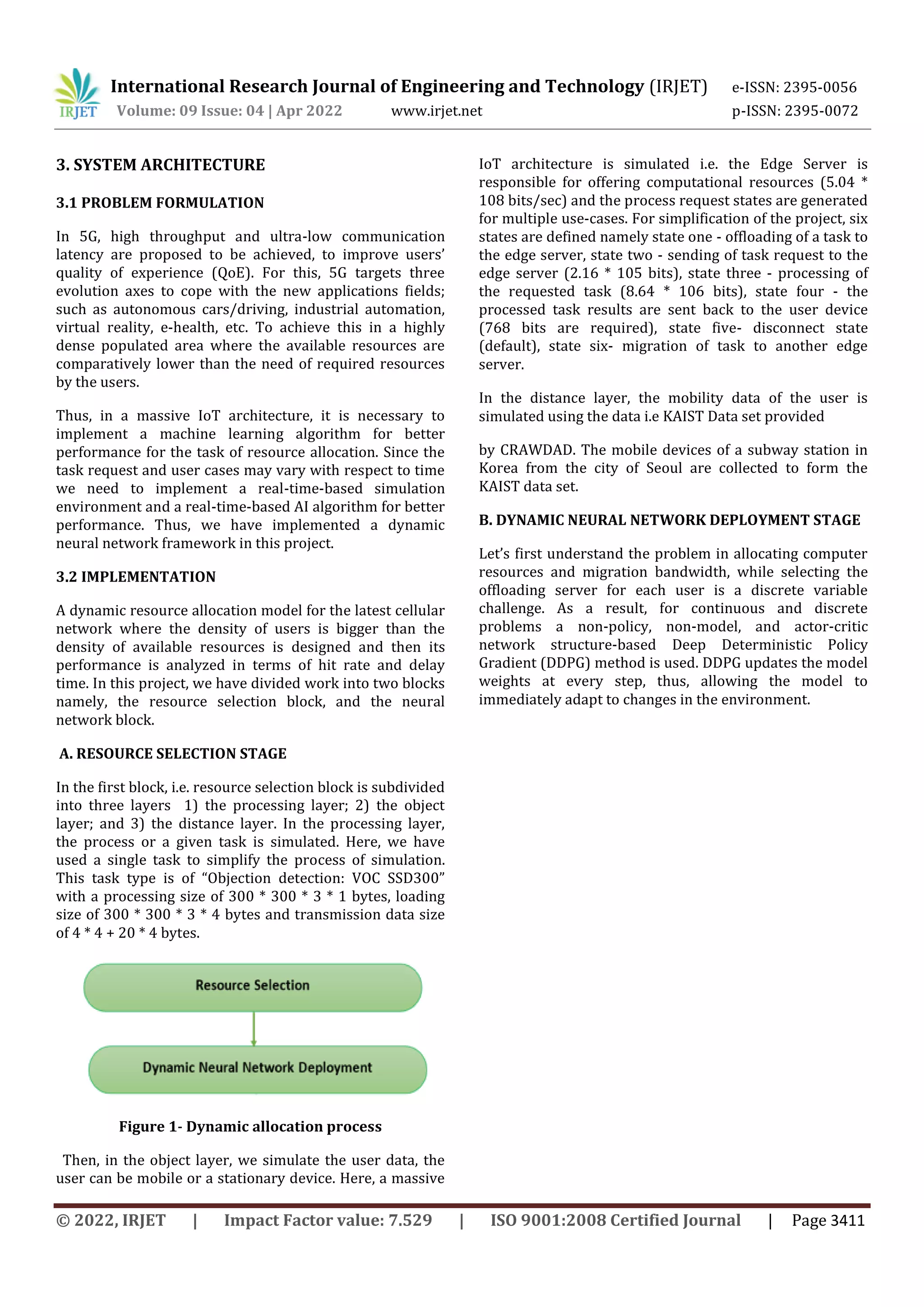 Performance Analysis Of Resource Allocation In 5g And Beyond 5g Using Ai