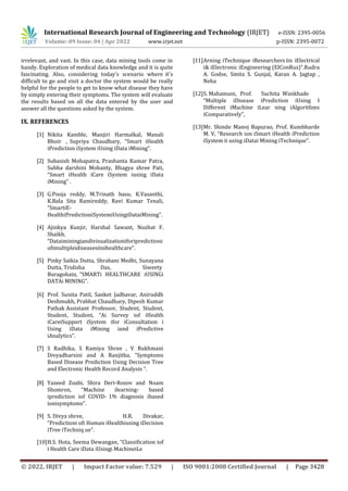 SMART HEALTHCARE PREDICTION | PDF | Databases | Computer Software and Applications