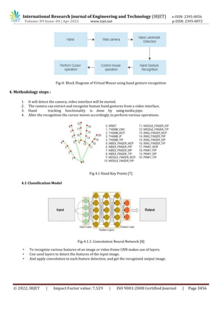 Virtual Mouse Using Hand Gesture Recognition | PDF