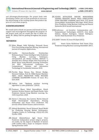 REAL ESTATE PRICE PREDICTION | PDF