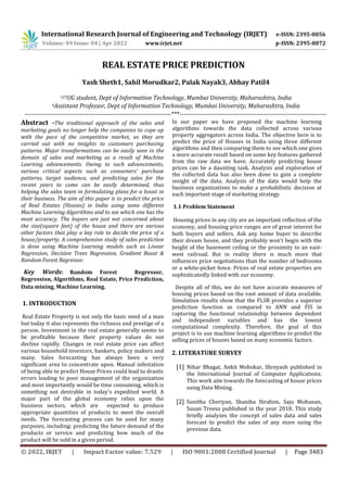 REAL ESTATE PRICE PREDICTION | PDF