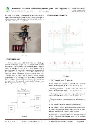 Smart Walking Blind Stick For Visually impaired Using Iot | PDF