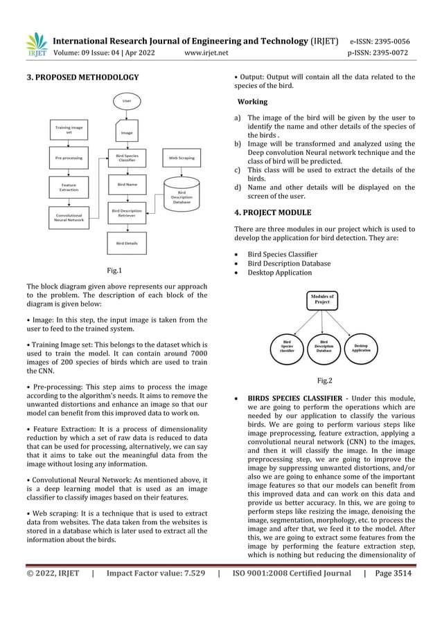 Birds Identification System using Deep Learning | PDF | Birdwatching | Hobbies & Interests