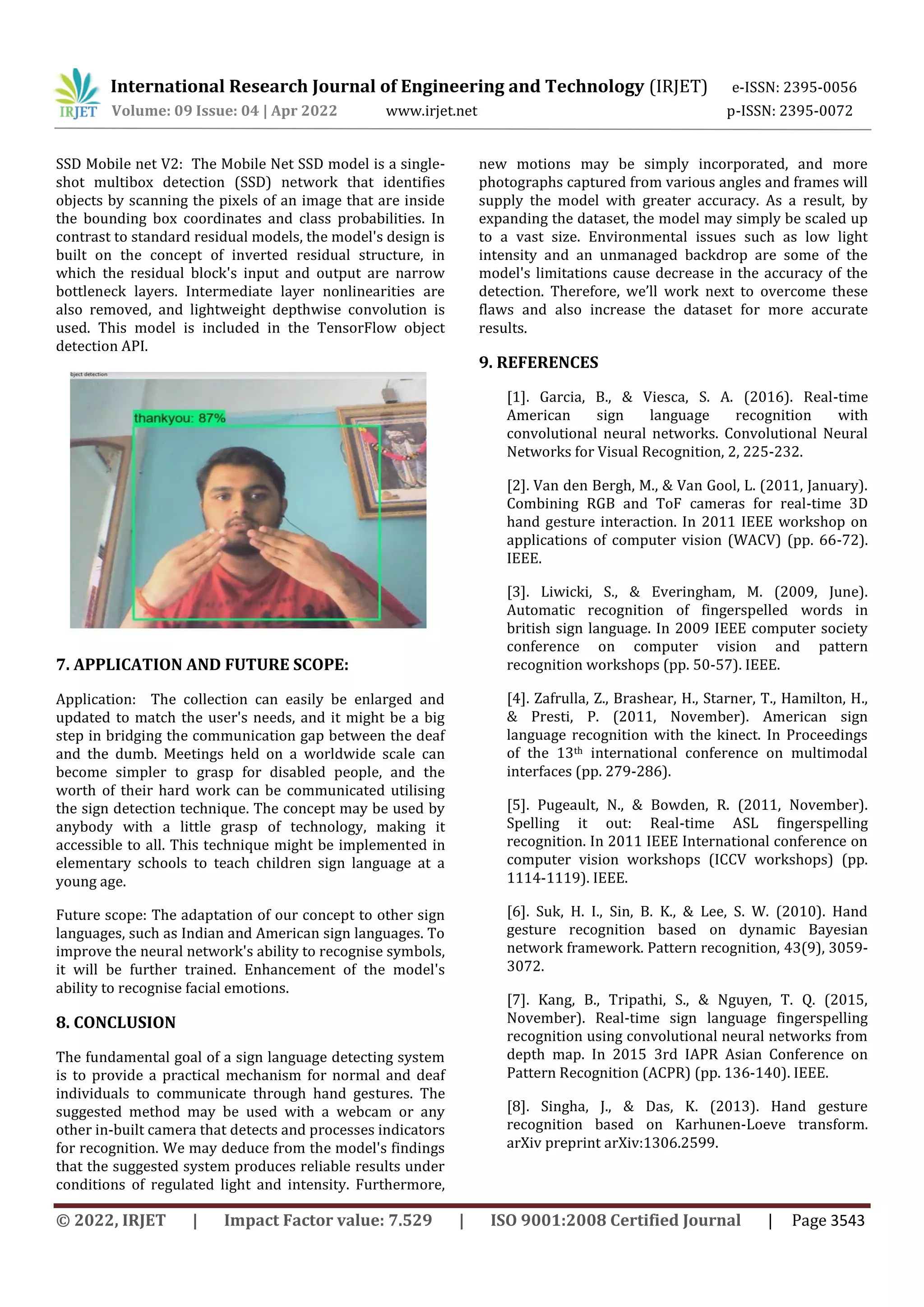 Real Time Sign Language Detection | PDF