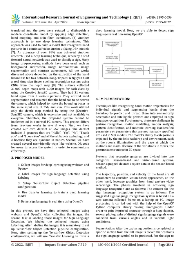 Real Time Sign Language Detection Pdf