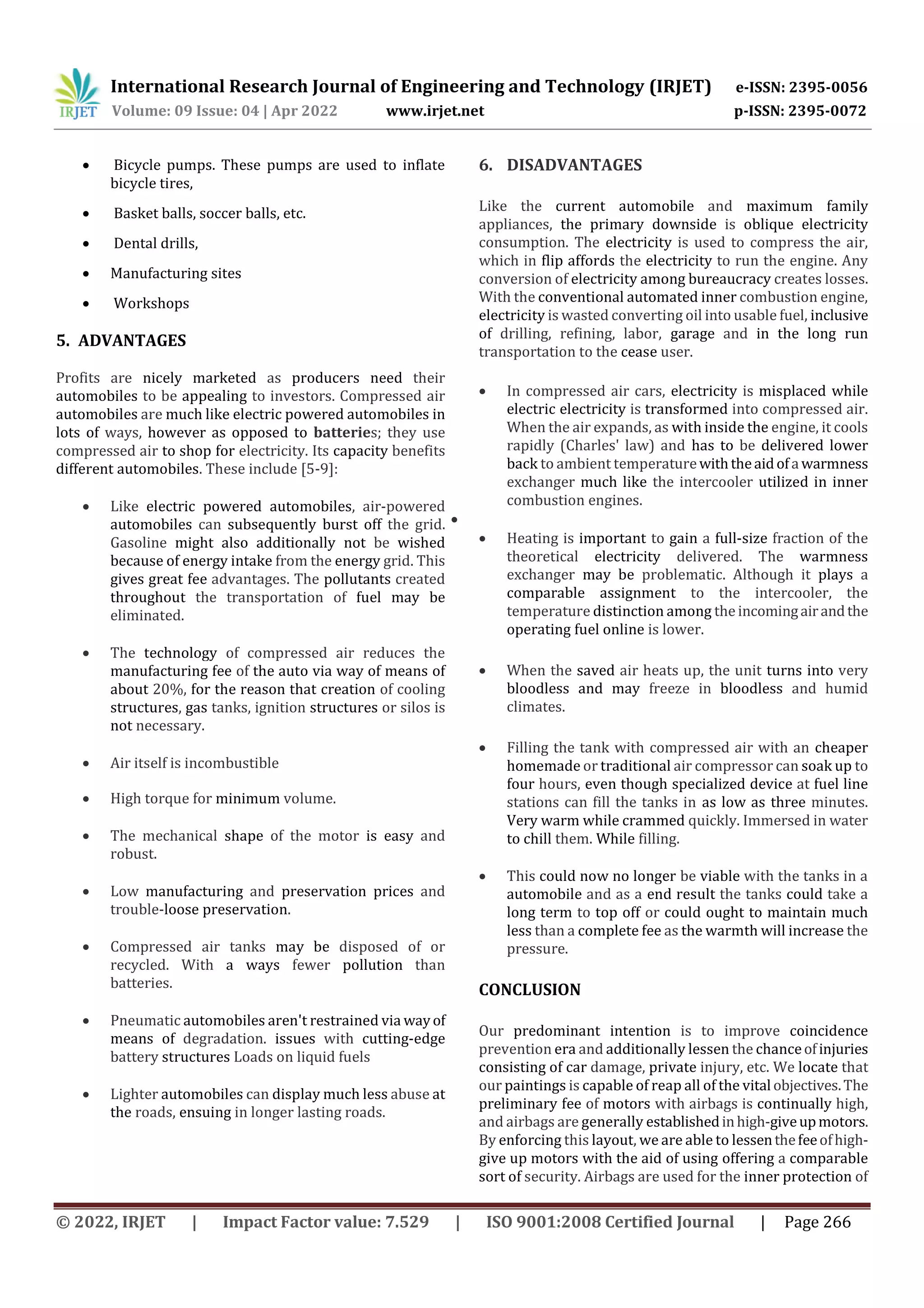 A Review Advanced Vehicle with Automatic Pneumatic Bumper System using ...