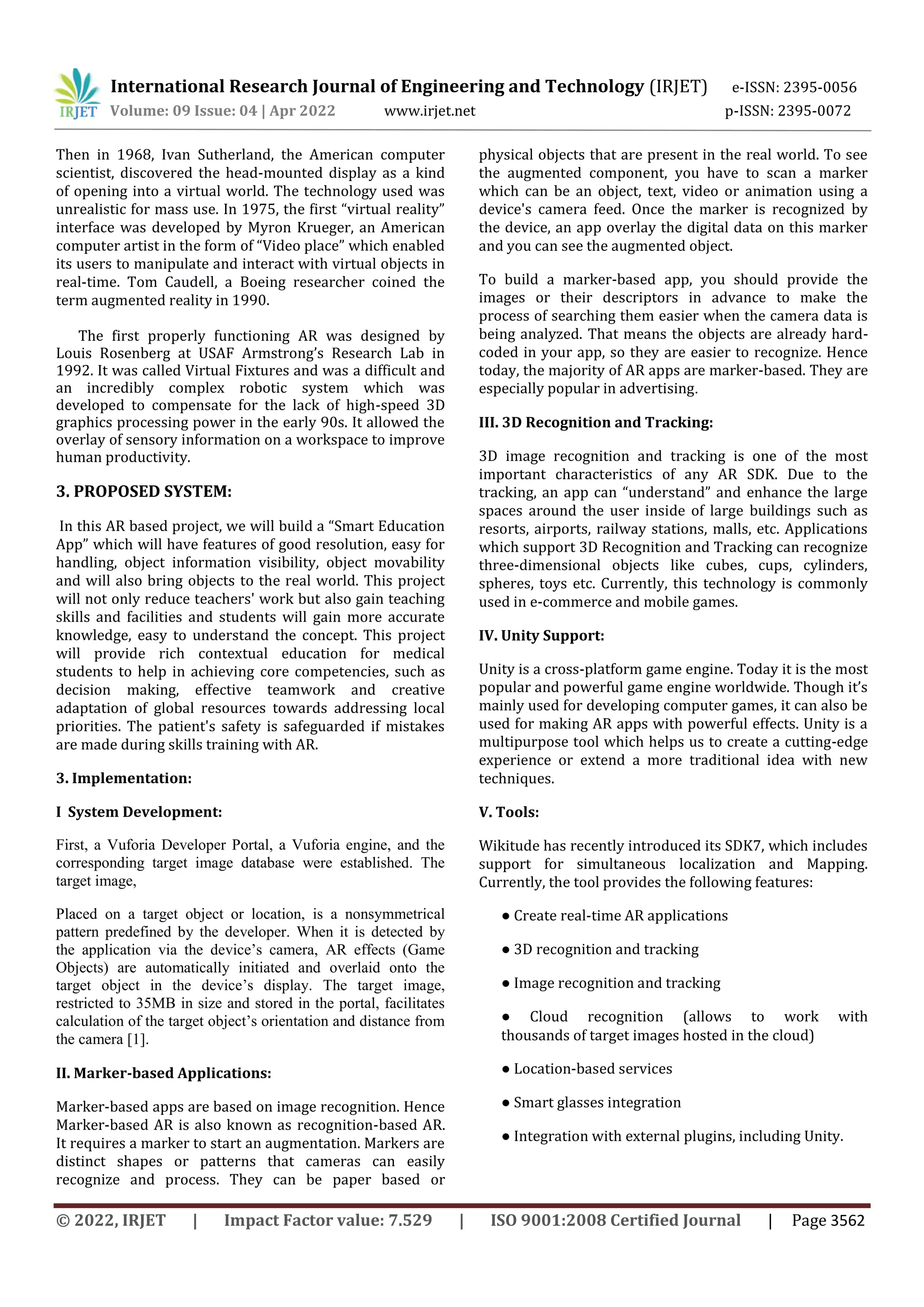 Augmented Reality in Medical Education | PDF