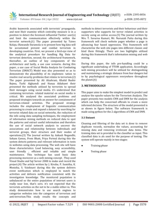 Terrorism Analysis through Social Media using Data Mining | PDF