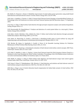 DESIGN THINKING ON FAULT DIAGNOSIS OF FLOATING WIND TURBINE GENERATOR USING ARTIFICIAL ...