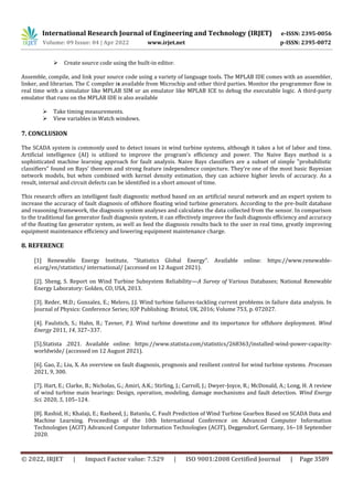 DESIGN THINKING ON FAULT DIAGNOSIS OF FLOATING WIND TURBINE GENERATOR USING ARTIFICIAL ...