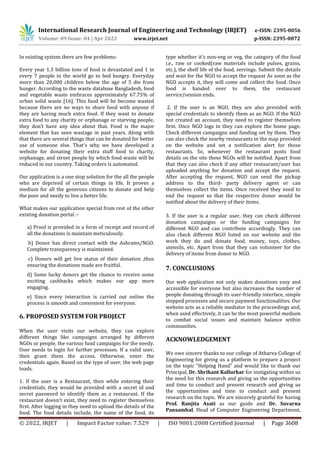 HELPING HAND-DONATION SYSTEM | PDF | Non-Profit Organizations | Industries