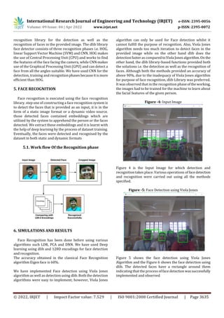 Attendance System using Facial Recognition | PDF