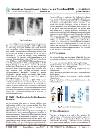 Role of Machine Learning Techniques in COVID-19 Prediction and ...