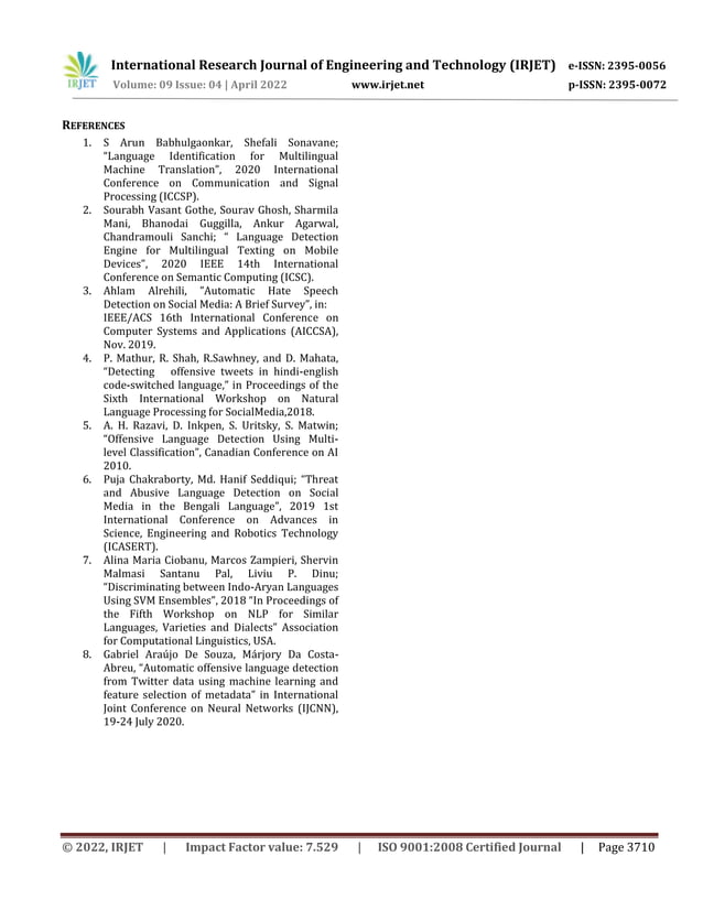 Language And Offensive Word Detection Pdf Programming Languages Computing