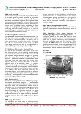 COMPARATIVE STUDY ON AUTOMATED NUMBER PLATE EXTRACTION USING OPEN CV ...