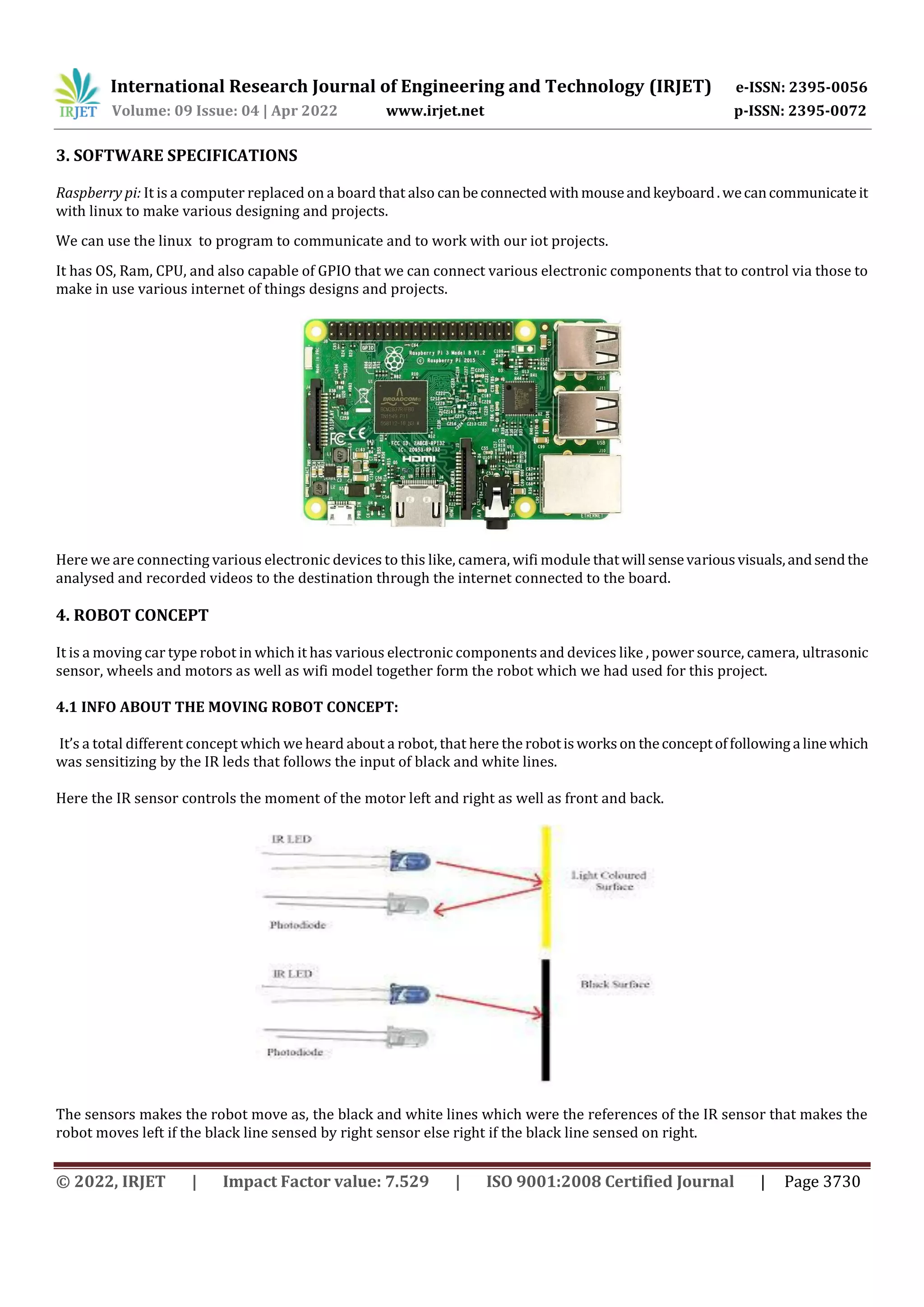 Social distance monitoring robot in queue based on IOT | PDF