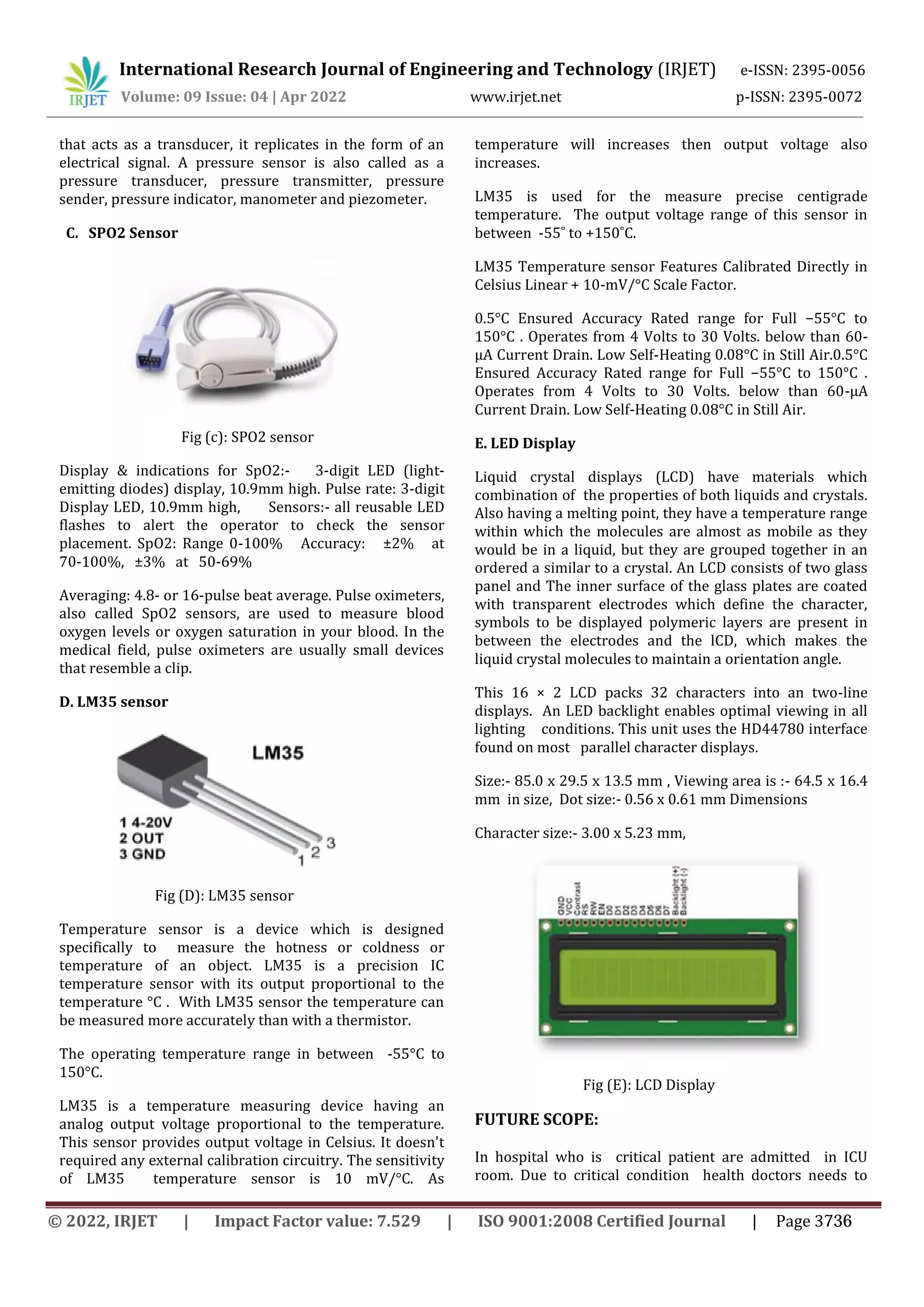 IOT BASED ICU MONITORING SYSTEM | PDF