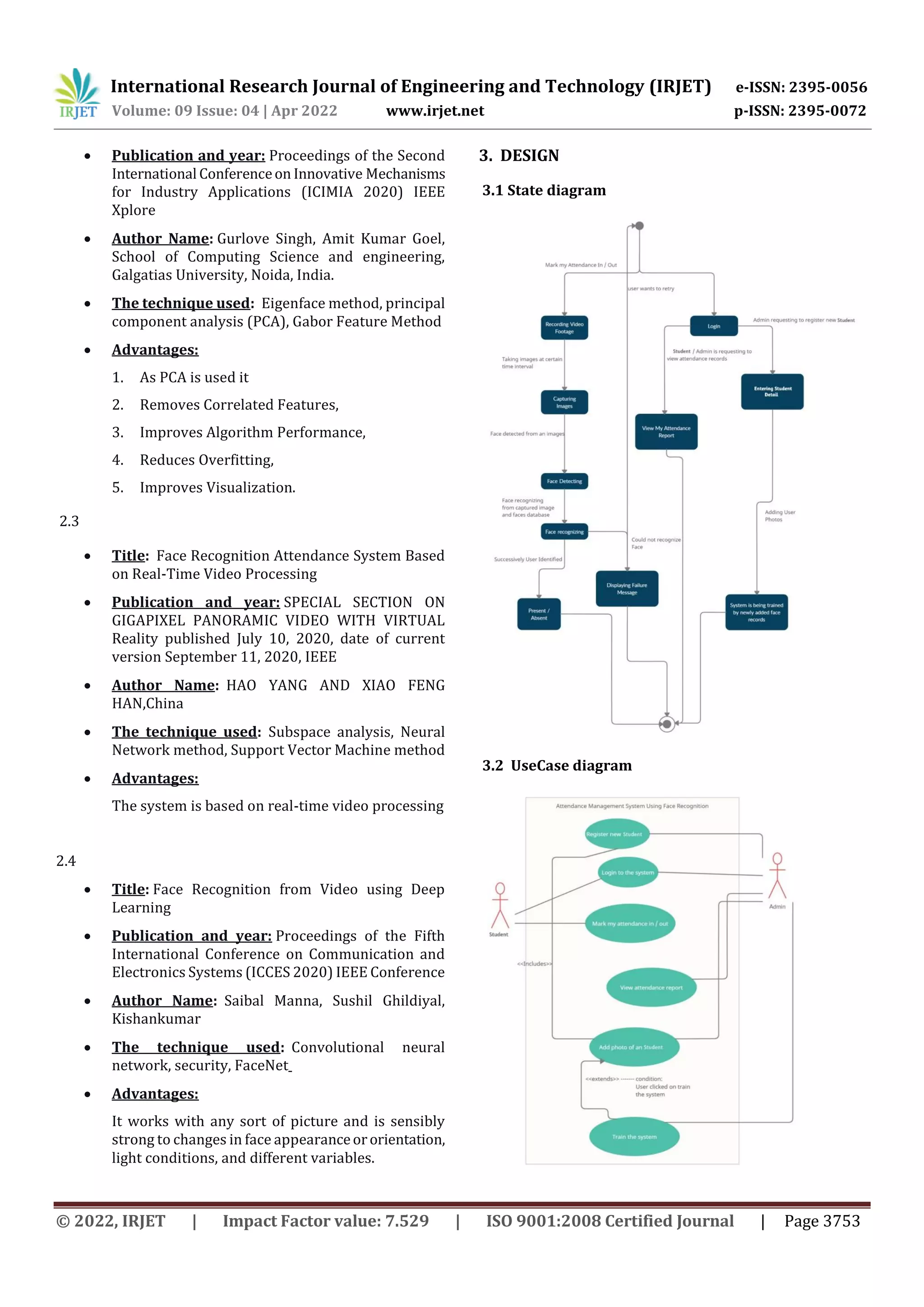 AUTOMATED FACE DETECTION AND RECOGNITION WEB-BASED MONITORING SYSTEM | PDF