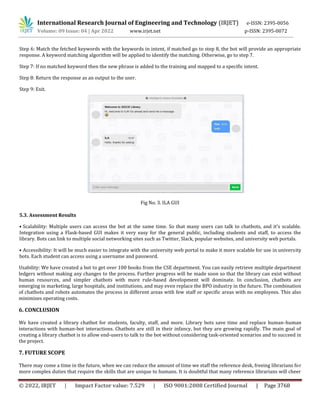 Intelligent Library Assistant (ILA) Using Artificial Intelligence and ...