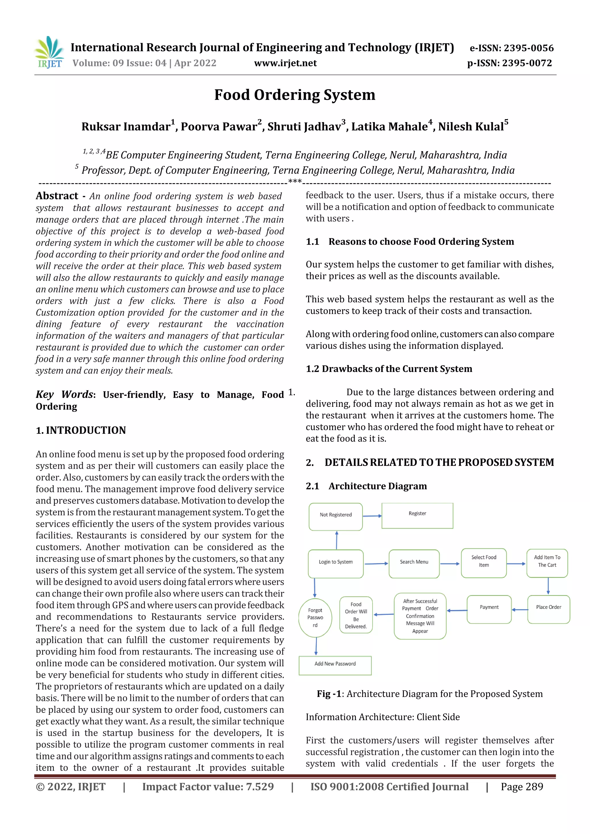 Food Ordering System | PDF | Grocery Shopping | Shopping
