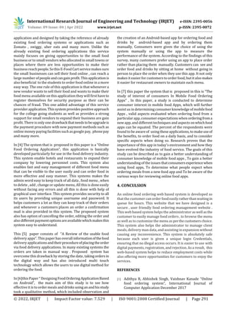 Food Ordering System | PDF