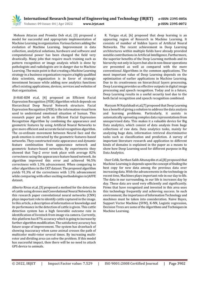 A survey on Machine Learning and Artificial Neural Networks | PDF