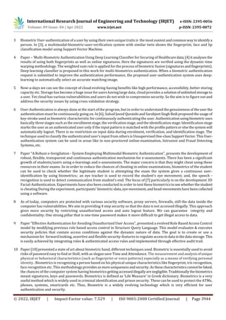 IMPLEMENTATION PAPER ON MACHINE LEARNING BASED SECURITY SYSTEM FOR OFFICE PREMISES | PDF