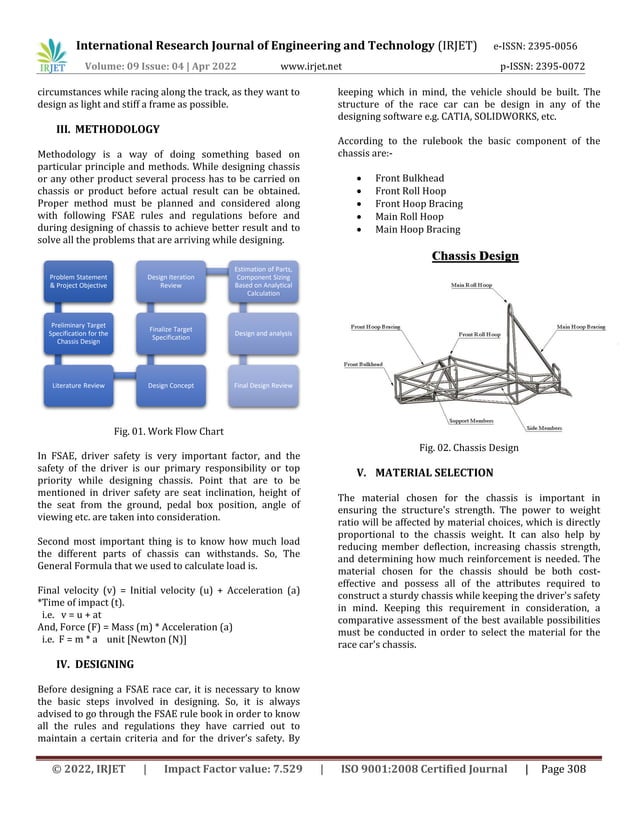 STATIC STRUCTURAL ANALYSIS OF CHASSIS IN COMPLIANCE WITH INTERNATIONAL ...