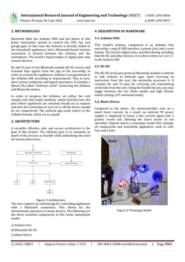 Connecting Home Appliances via Bluetooth using IoT | PDF