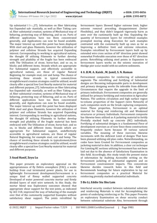 ECO-FRIENDLY ENVIRONMENTAL FERROCEMENT CHECK DAM | PDF