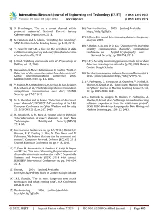 DNS Data Exfiltration Detection | PDF | Internet | Computing