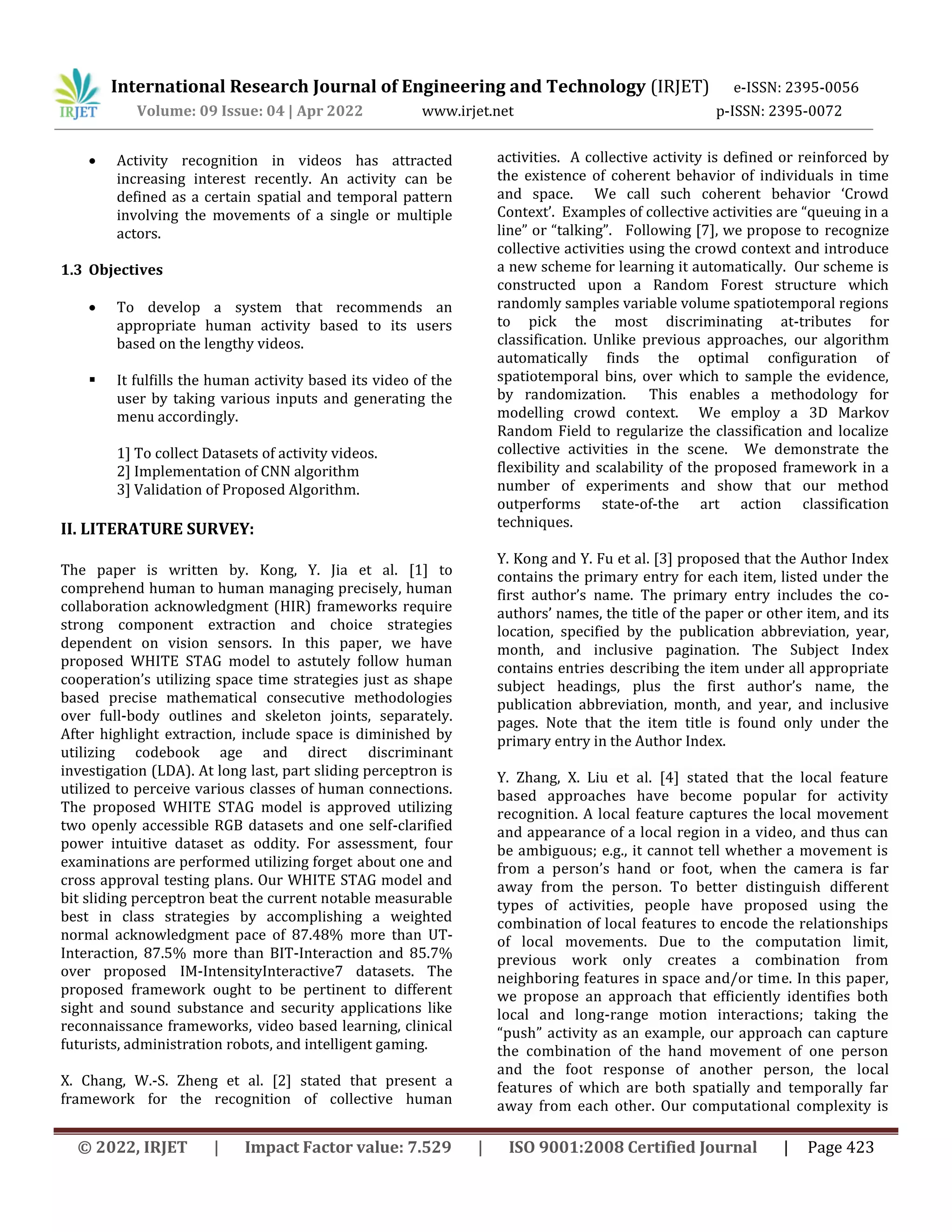 Temporal Reasoning Graph for Activity Recognition | PDF