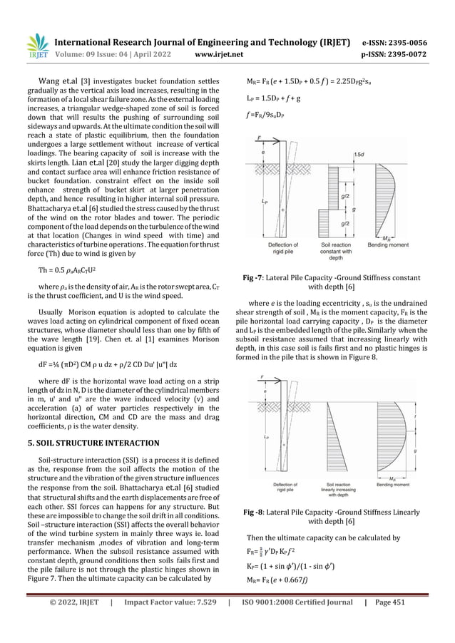 A Review on Offshore Wind Turbine Foundations | PDF