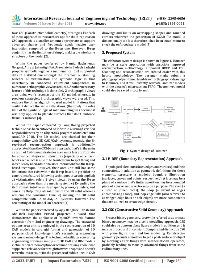 Isomizer – Reconstruction of static 3D objects using 2D views | PDF