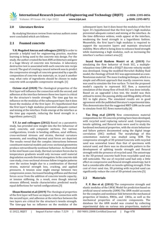 Experimental Investigation on Interlayer Bonding Strength of 3D Printed Concrete: A Review | PDF