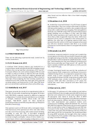 Literature review on FRP wrapping over structural components | PDF