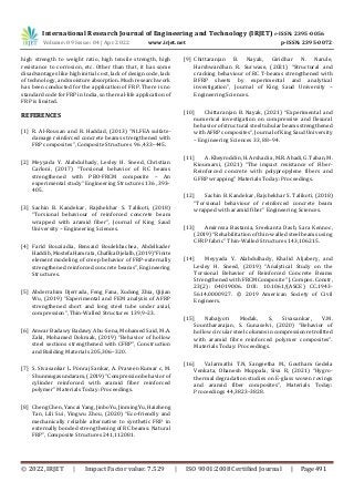 Literature review on FRP wrapping over structural components | PDF