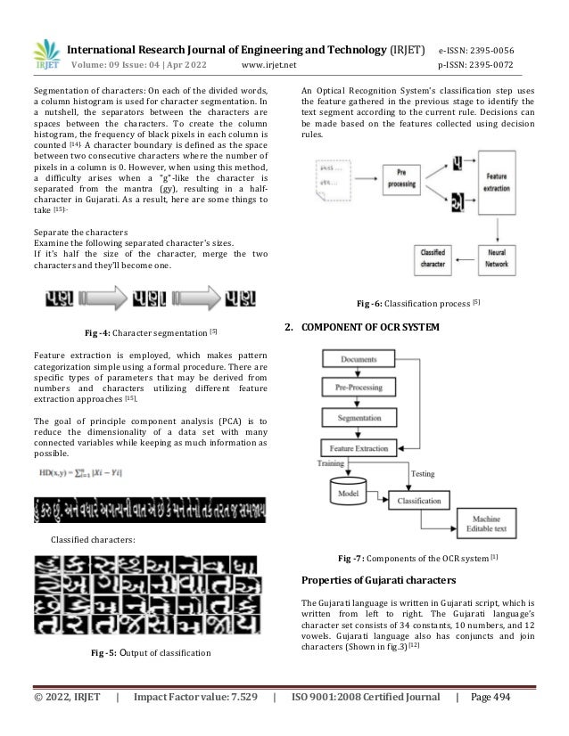 Printed Gujarati Character Recognition A Review Pdf