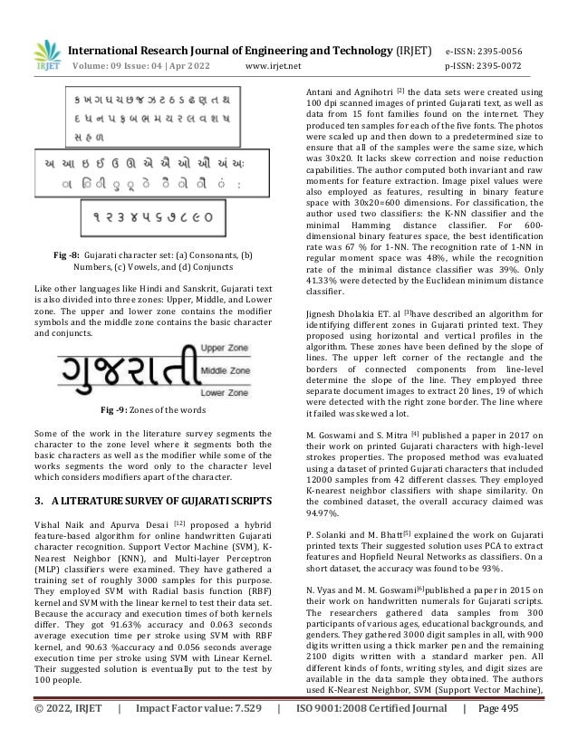 Printed Gujarati Character Recognition A Review Pdf