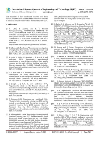 Study on Insulated Concrete Forms Using Fibers: A Review | PDF