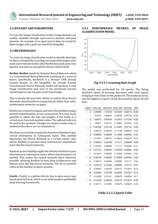 USING IMAGE CLASSIFICATION TO INCENTIVIZE RECYCLING | PDF