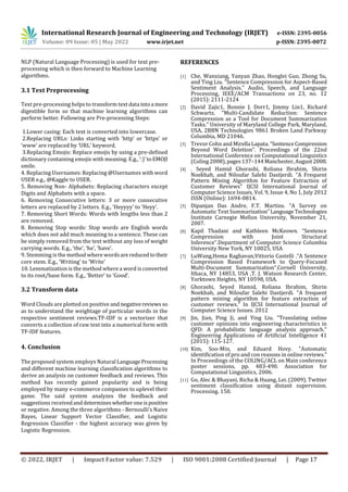 Review on Sentiment Analysis on Customer Reviews | PDF